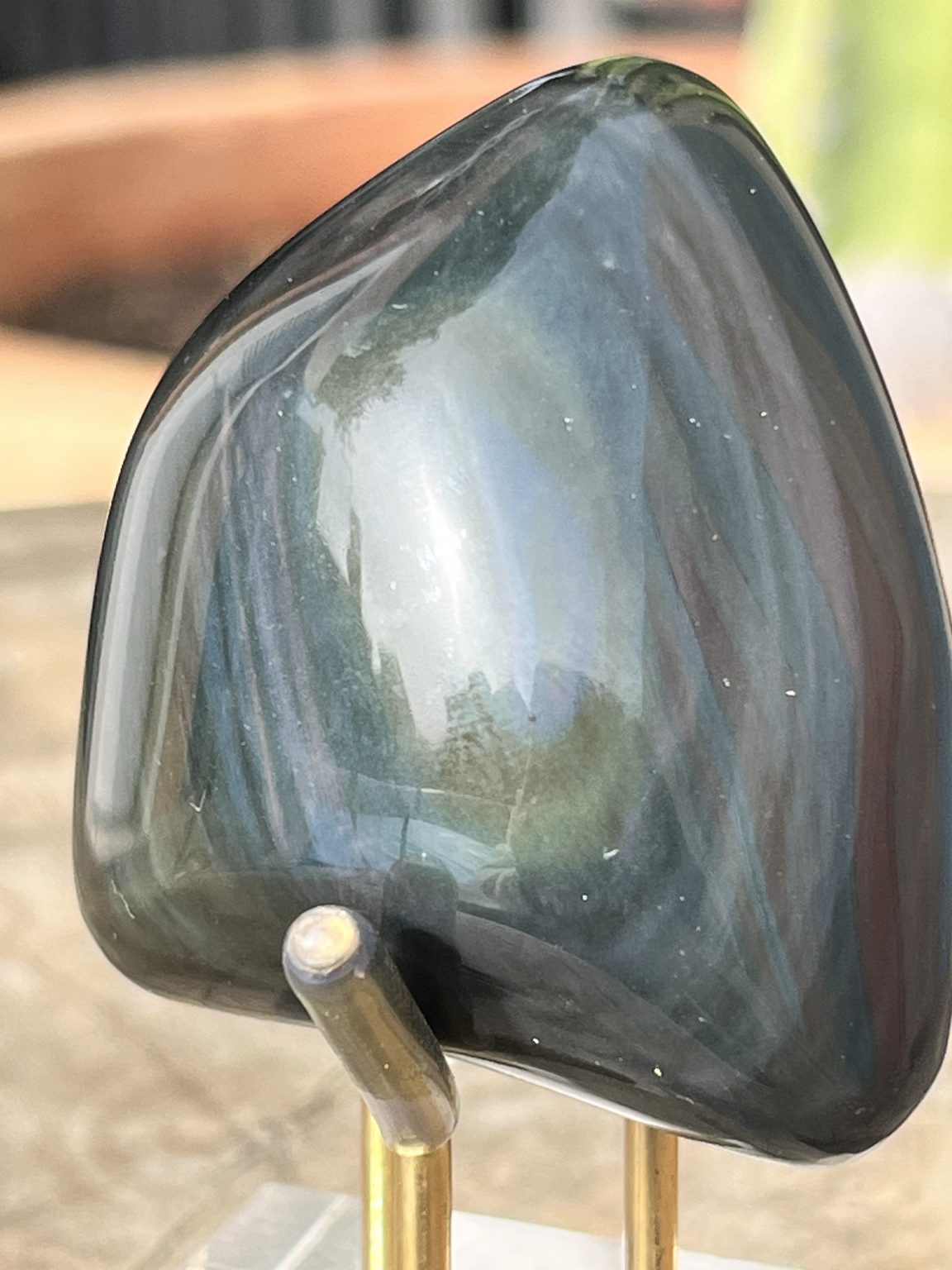 Obsidiana Arco Íris #9 - Crystal Clear